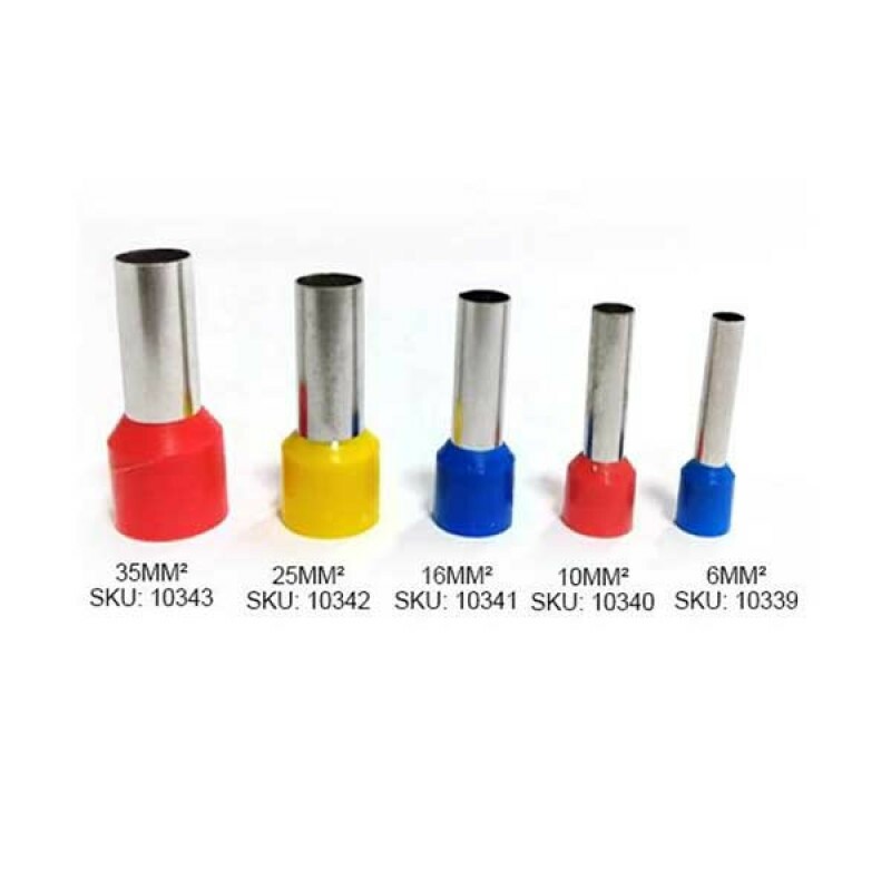 TERMINAL ILHOS TUBULAR SIMPLES 10MM2 VERMELHO - CNTB0002