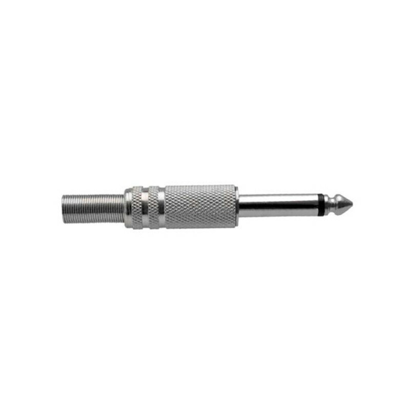 PLUG P10 MONO METAL NIQUEL COM MOLA - PGPZ0004