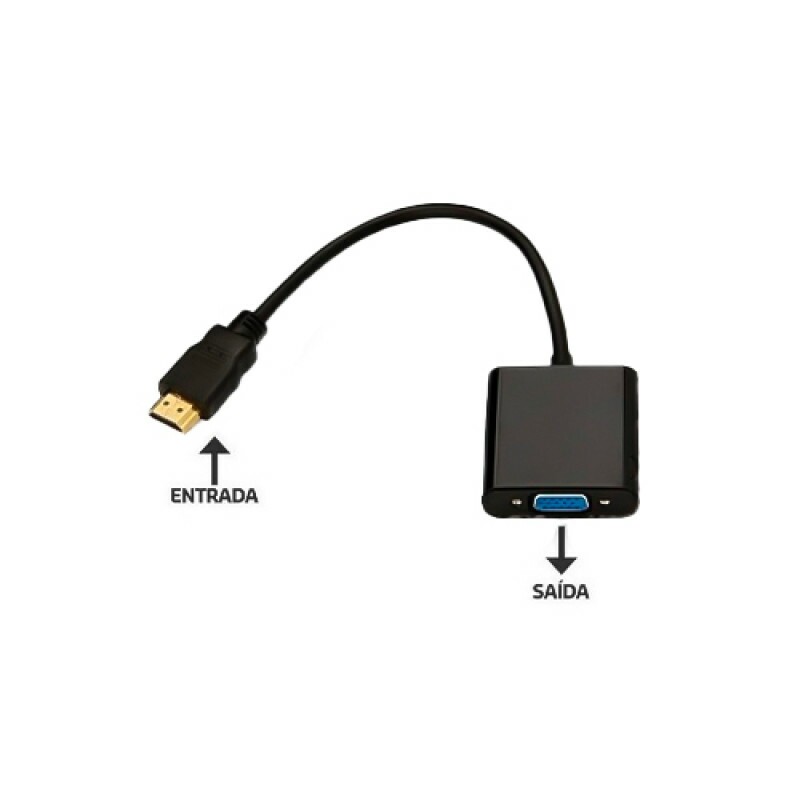 CABO CONVERSOR HDMI STORM X VGA COM AUDIO P2 PT - ADAP0074