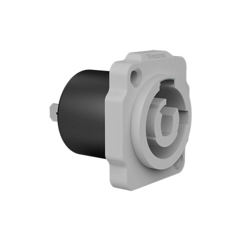 PLUG POWERCON AC WIRECONEX PAINEL POWER-OUT CINZA WC 1833P GY - 13365