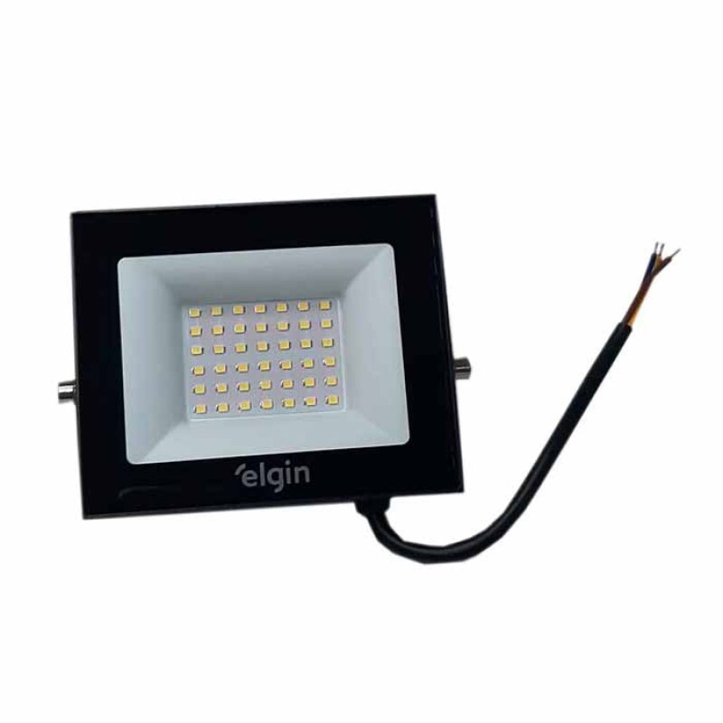 REFLETOR LED ELGIN PROJETOR 30W 6500K BRANCA FRIA BIVOLT - 48RPLED30G00