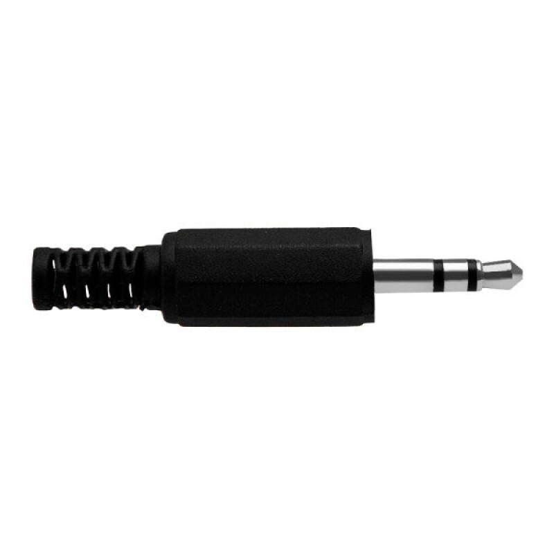 PLUG P2 PLASTICO STEREO PRETO - PGPD0003