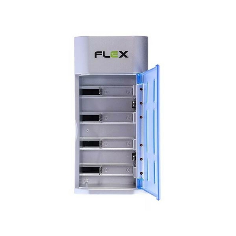 CARREGADOR PARA PILHAS FLEX GOLD AA/ AAA/ C/ D/ 9V BIV AUTO STOP - FX-C06