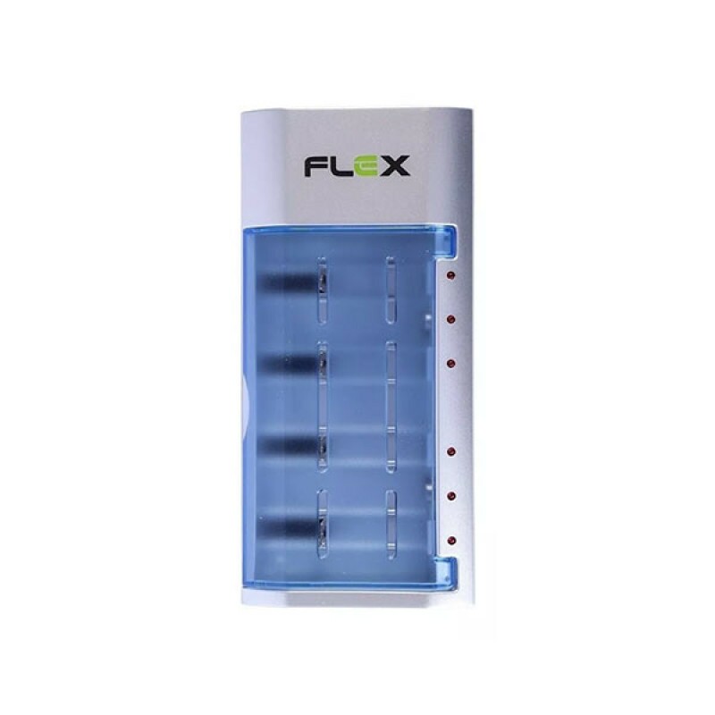 CARREGADOR PARA PILHAS FLEX GOLD AA/ AAA/ C/ D/ 9V BIV AUTO STOP - FX-C06
