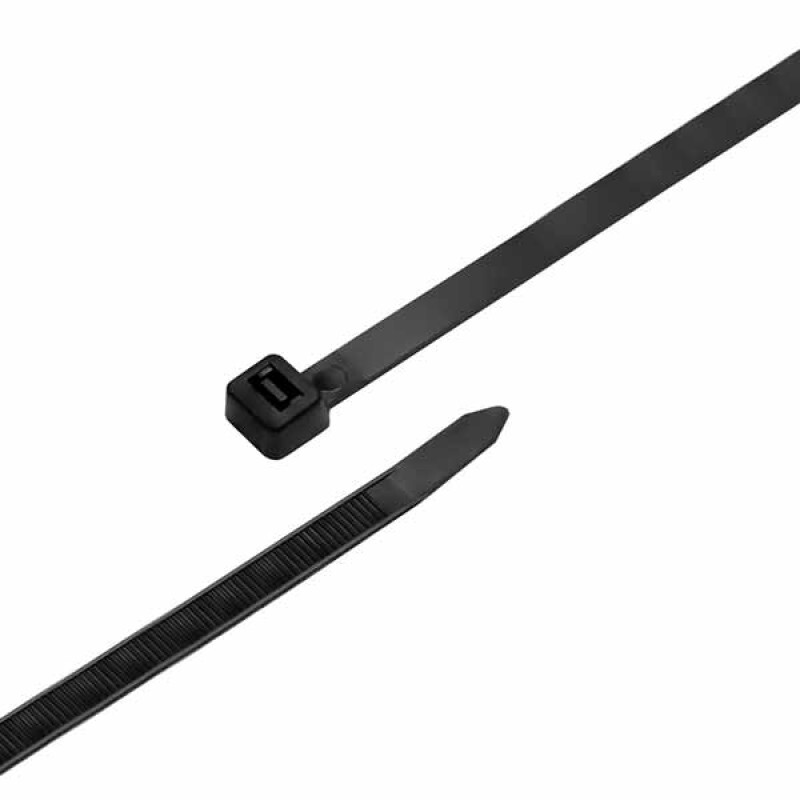 ABRACADEIRA NYLON 40CM X 4,8MM PRETO (C/100) - ABCD0016