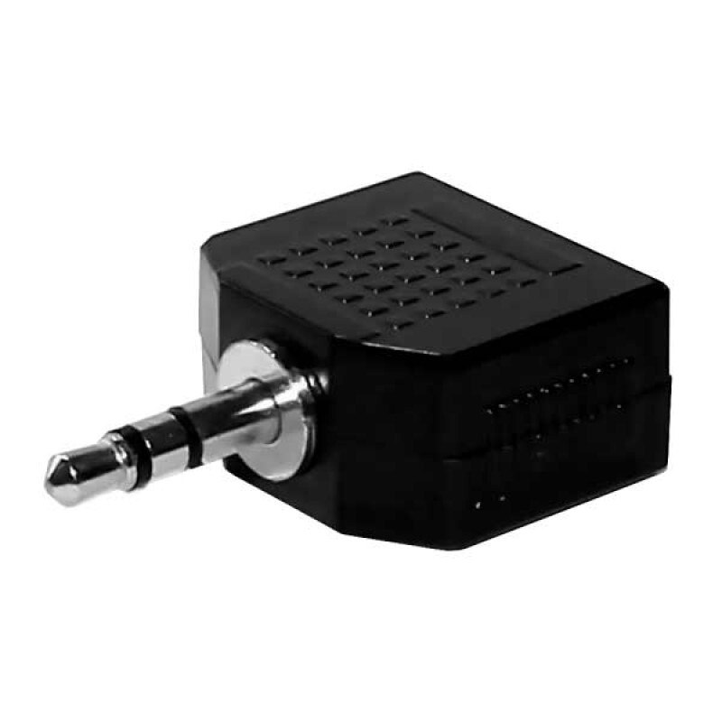 ADAPTADOR PLUG P2 STEREO X 2X JACK P2 STEREO - ADAP0020