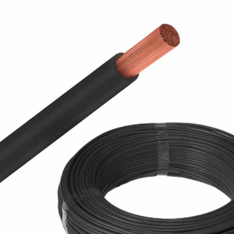 CABO FLEXIVEL POMPEIA 300V 1,00MM PRETO (100M) - 01.01.100.01.00