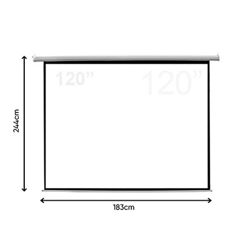 TELA DE PROJEÇAO CSR MWHITE 120'' LINHA X ACIONAMENTO ELETRICO COM ...
