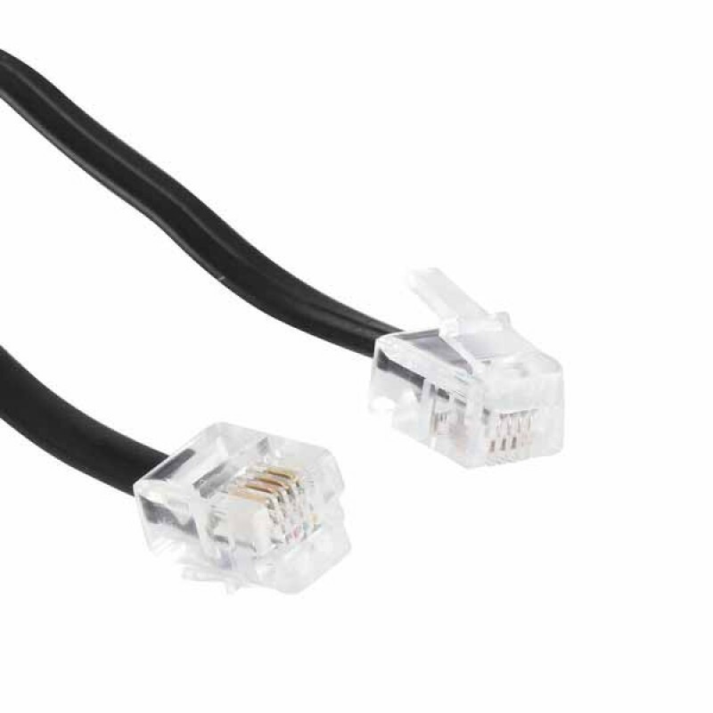 STORM CABO TELEFONE LISO 4 VIAS RJ11 6X4 10M PRETO - CBTL0006