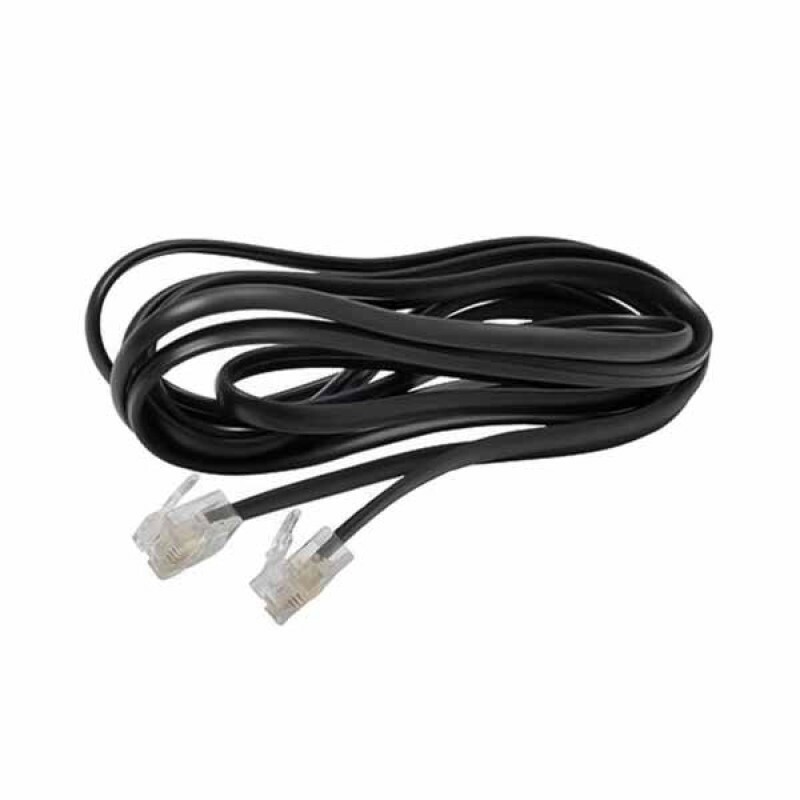 STORM CABO TELEFONE LISO 4 VIAS RJ11 6X4 2M PRETO - CBTL0004