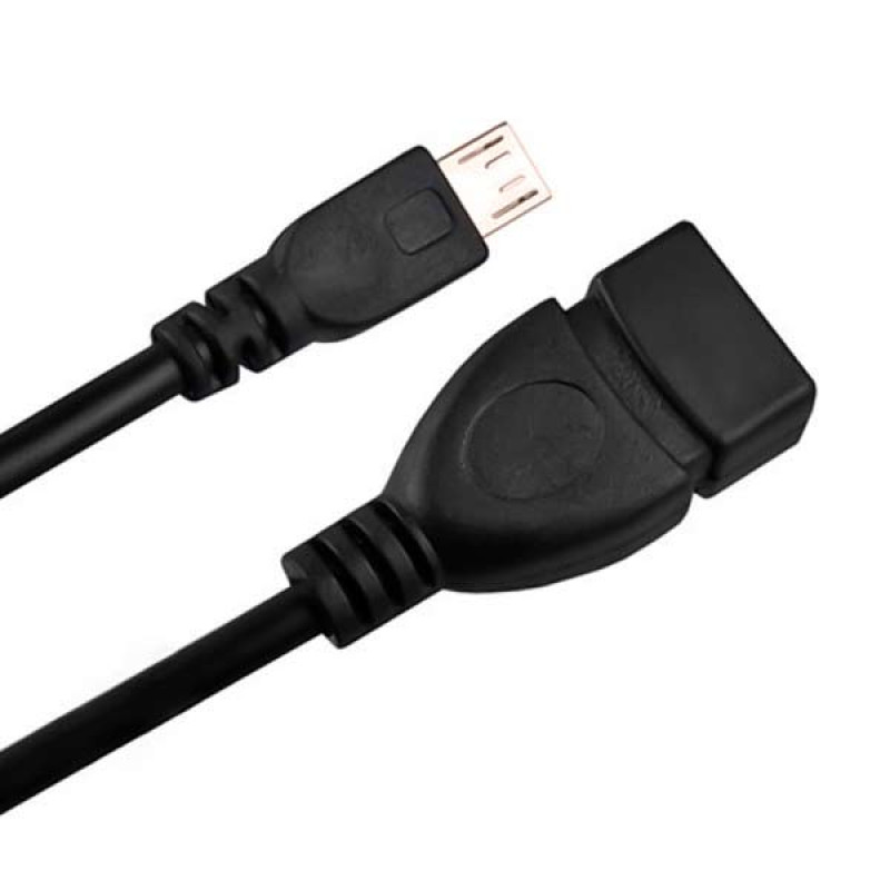 STORM CABO OTG MICRO USB MACHO X USB 2.0A FEMEA 15CM PRETO - CBUS0024