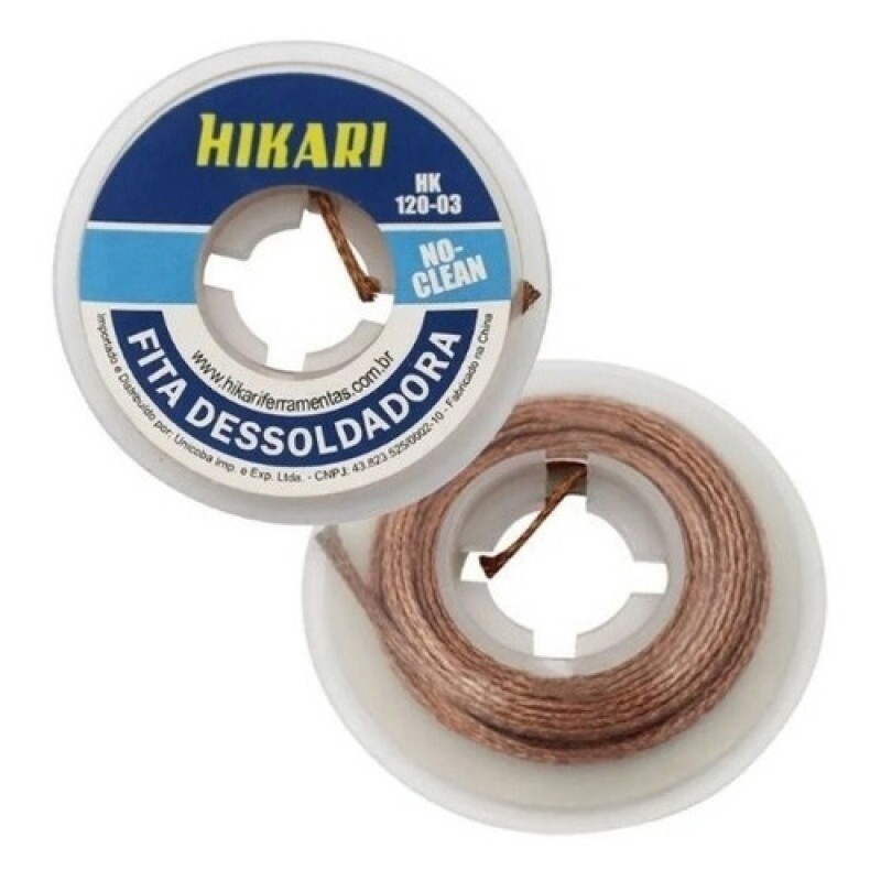 FITA DESSOLDADORA HIKARI 1,5MX2,0MM NO CLEAN HK-120-03 - 21H003